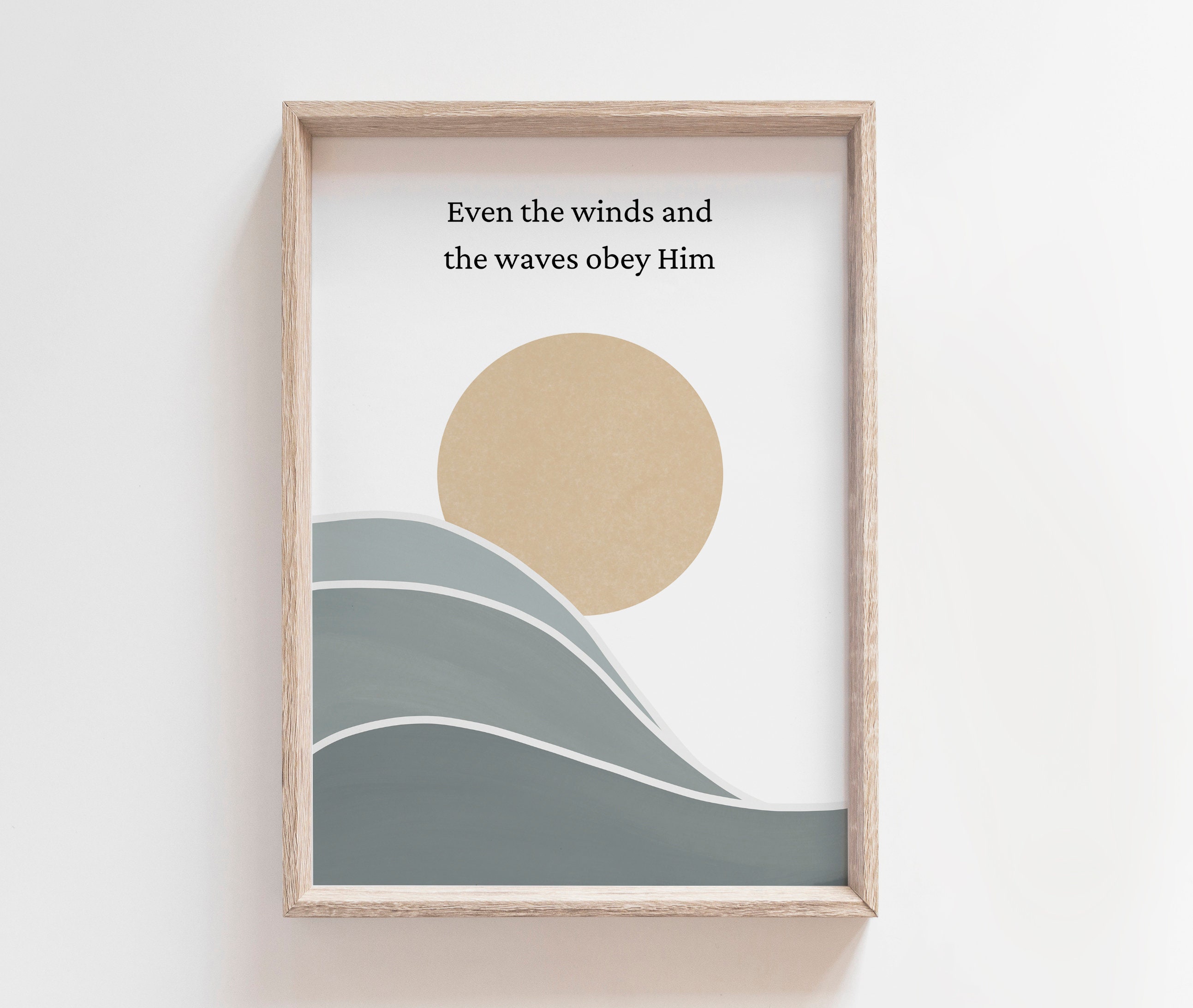 Printable Christian Wall Art Matthew 8:27 Bible Verse Print - Etsy