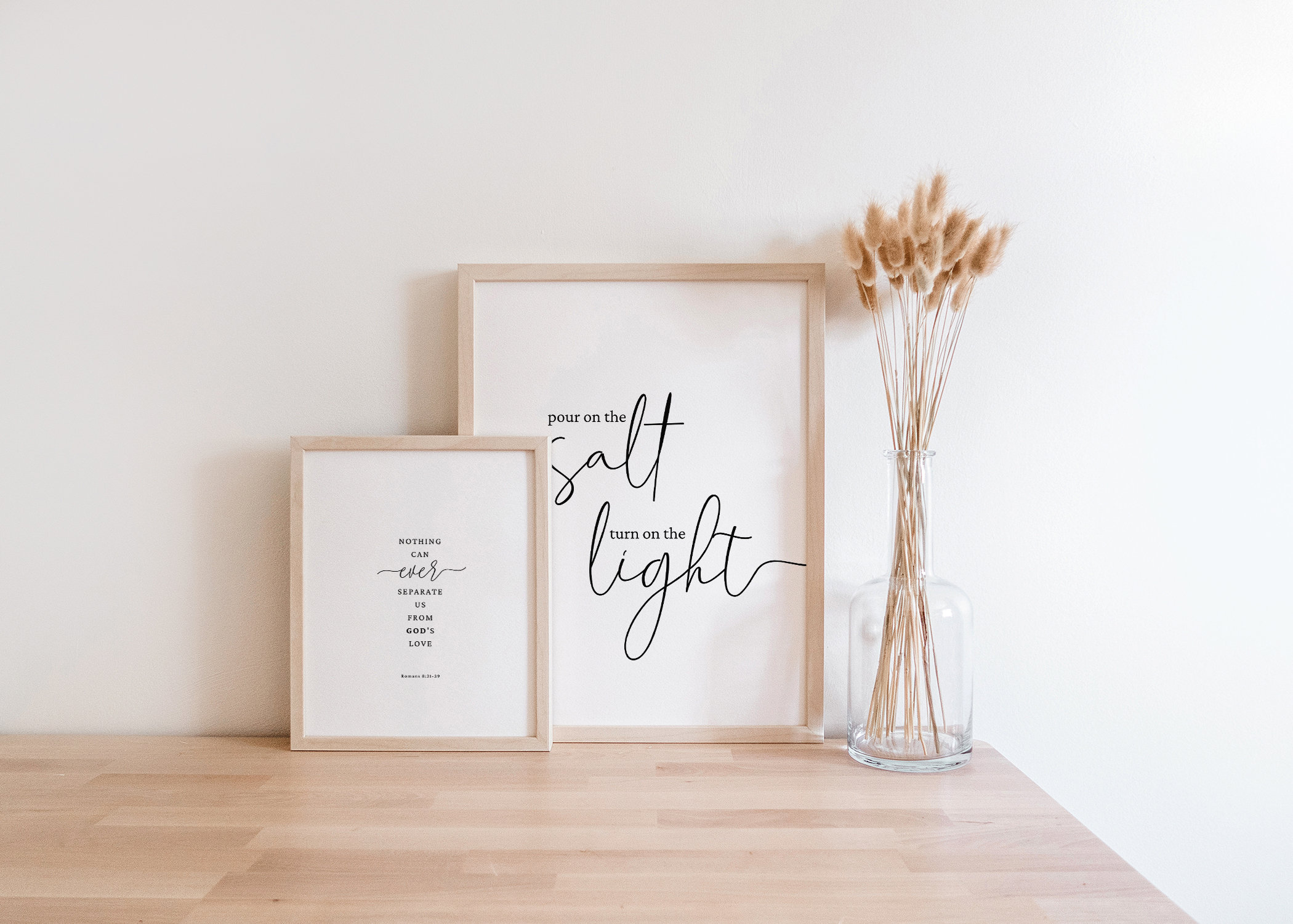 Salt and Light Print Bible Verse Printable Art Christian - Etsy