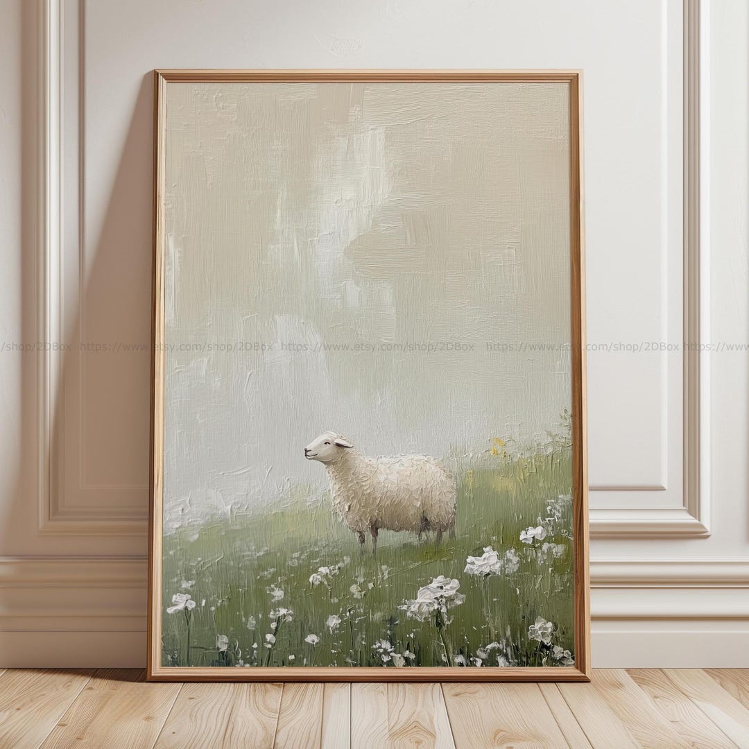 The Lord is My Shepherd Psalm 23 Vintage Wall Art Modern Christian ...