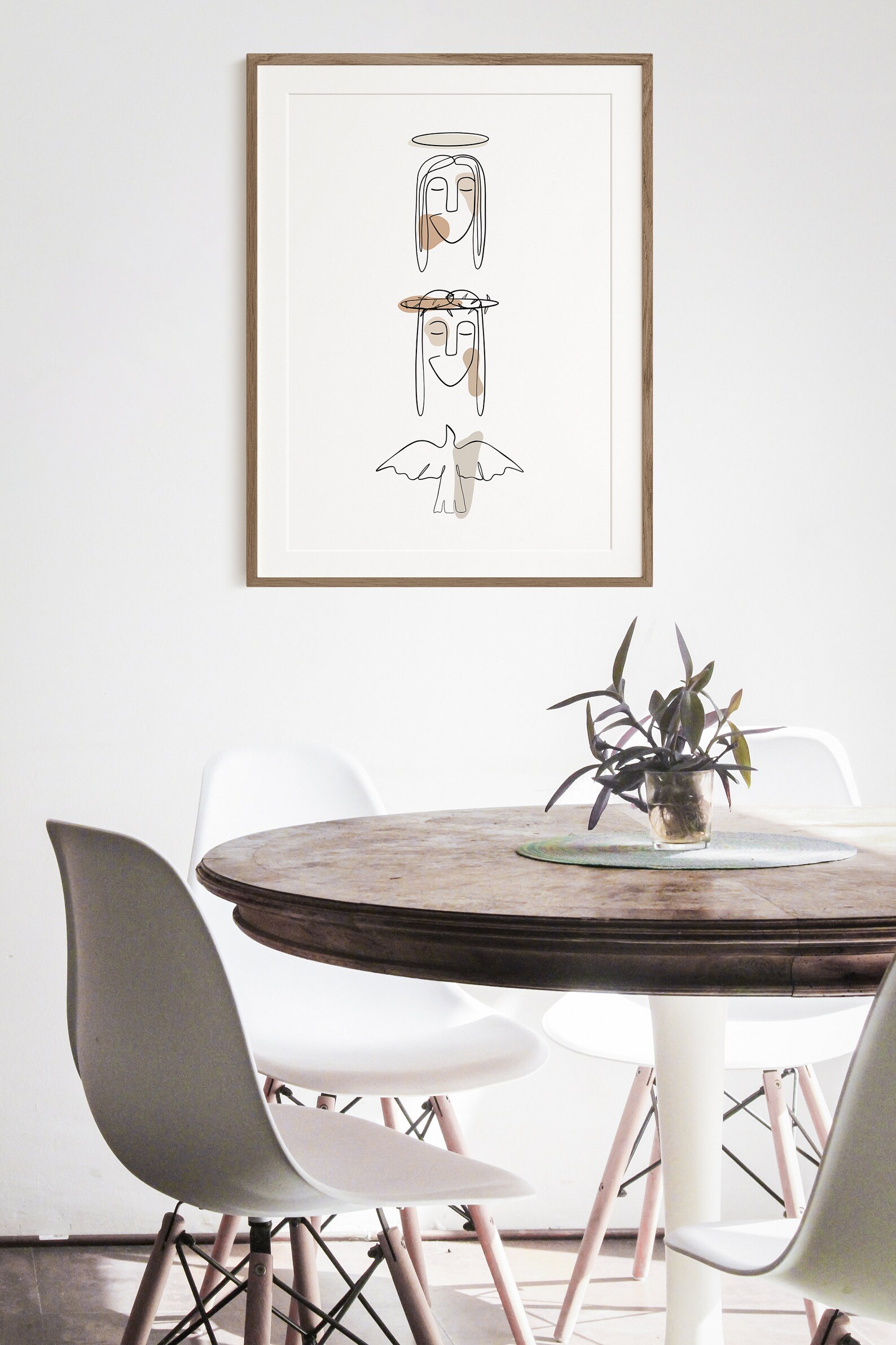 Holy Trinity Wall Decor Father Spirit Son Poster Christian - Etsy