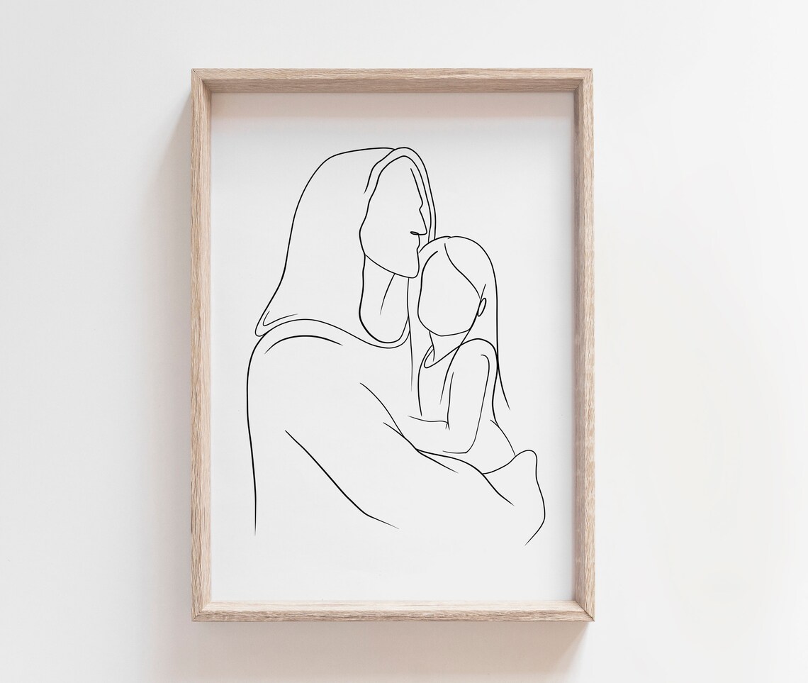 Child of God Line Art Let the Little Children Come to Me - Etsy