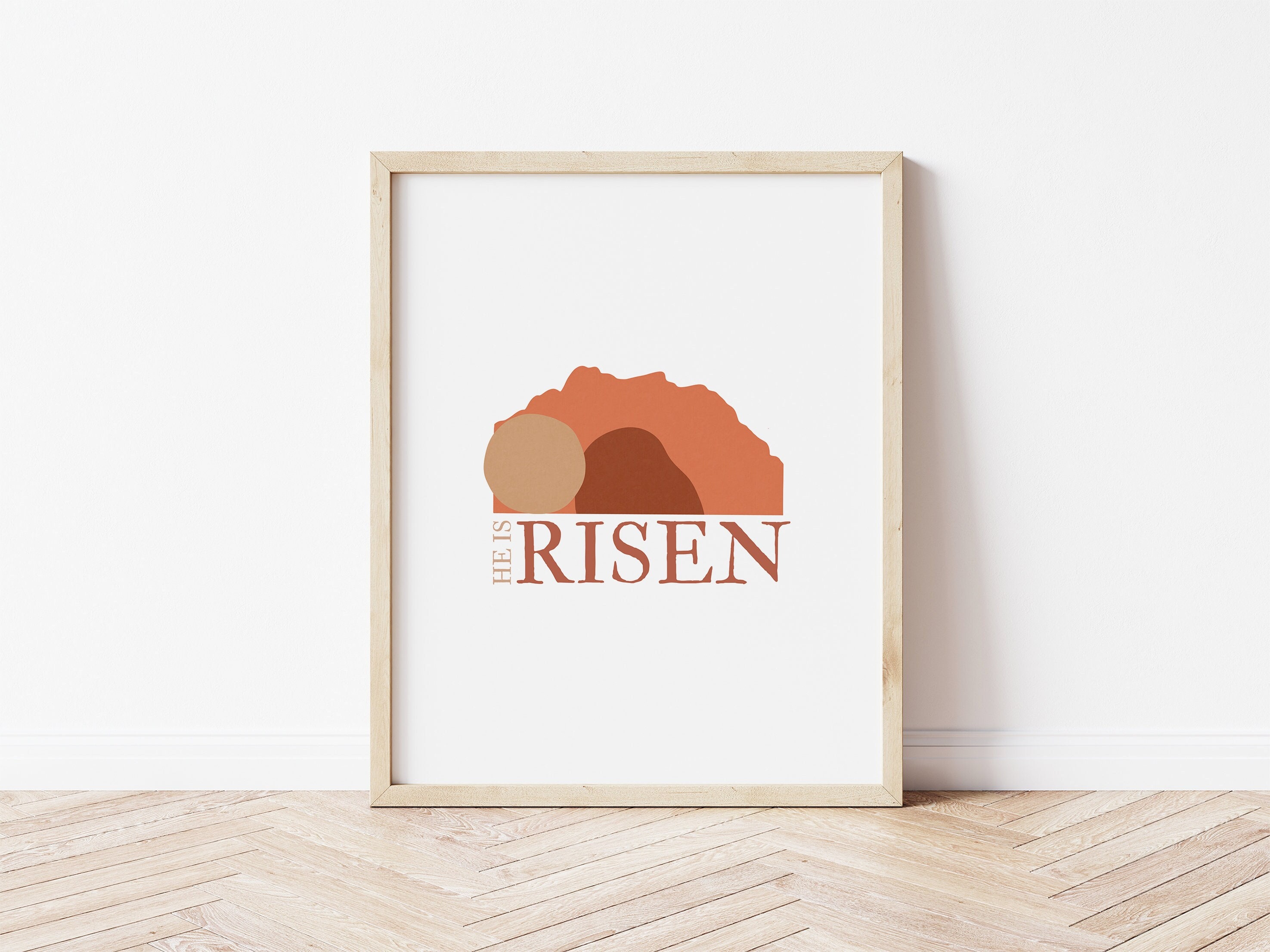 He is Risen Wall Art Resurrection Prints Easter Wall Art - Etsy