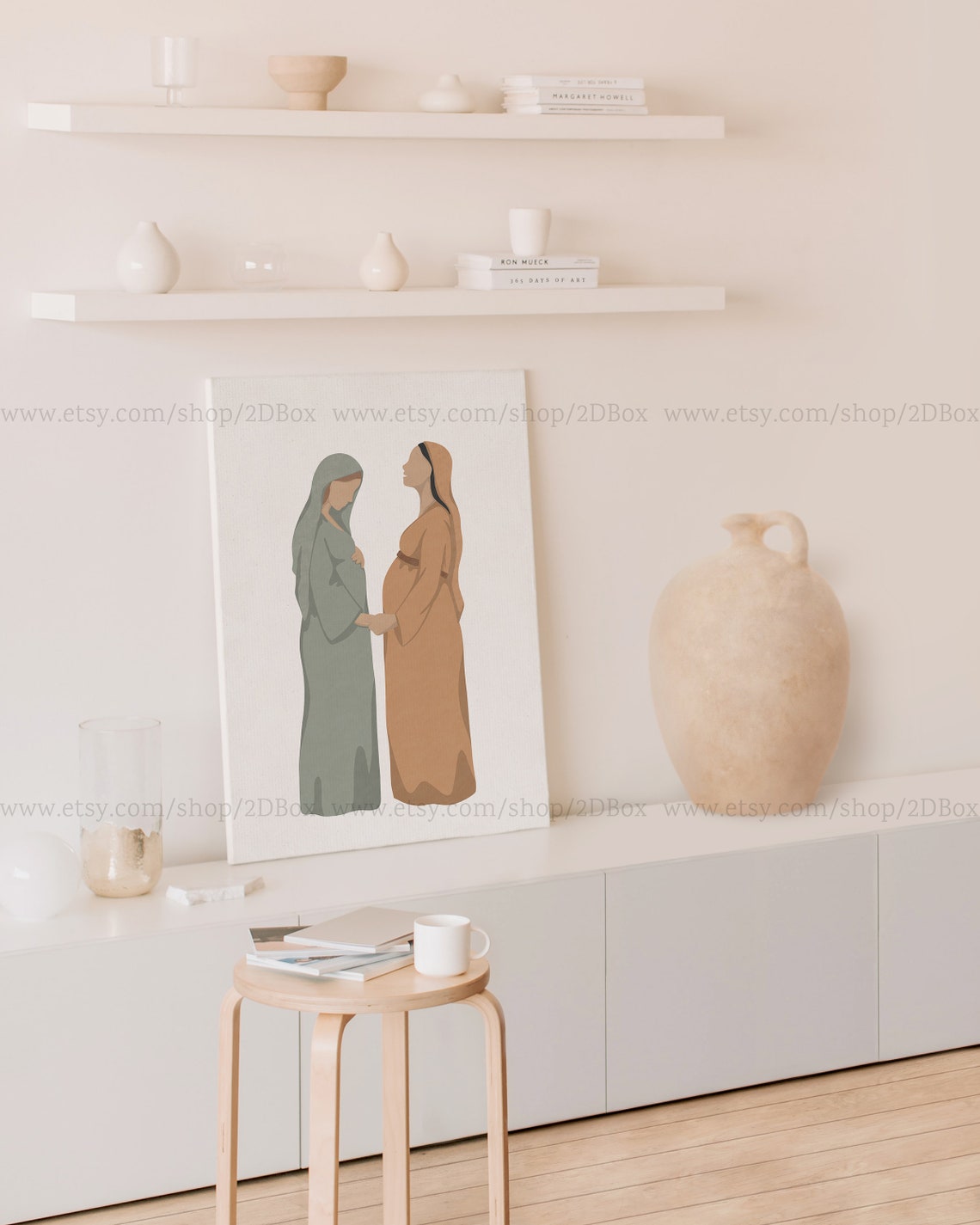 The Visitation Art Print | the Almighty Has Done Great Things for Me ...