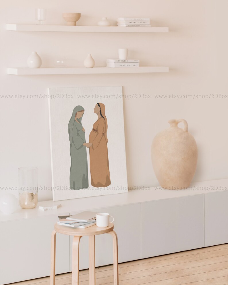 The Visitation Art Print | the Almighty Has Done Great Things for Me ...