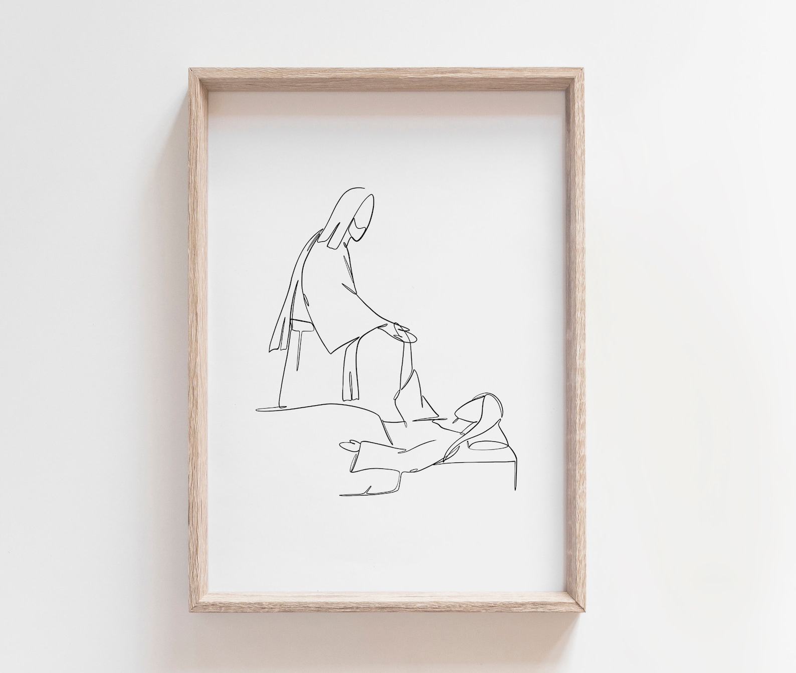 Talitha Koum | Christian Wall Art | Jesus Raises a Dead Girl | Jairus ...