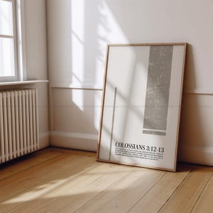 Set of 3 Biblical Neutral Gray Taupe Prints Minimalist Abstract ...