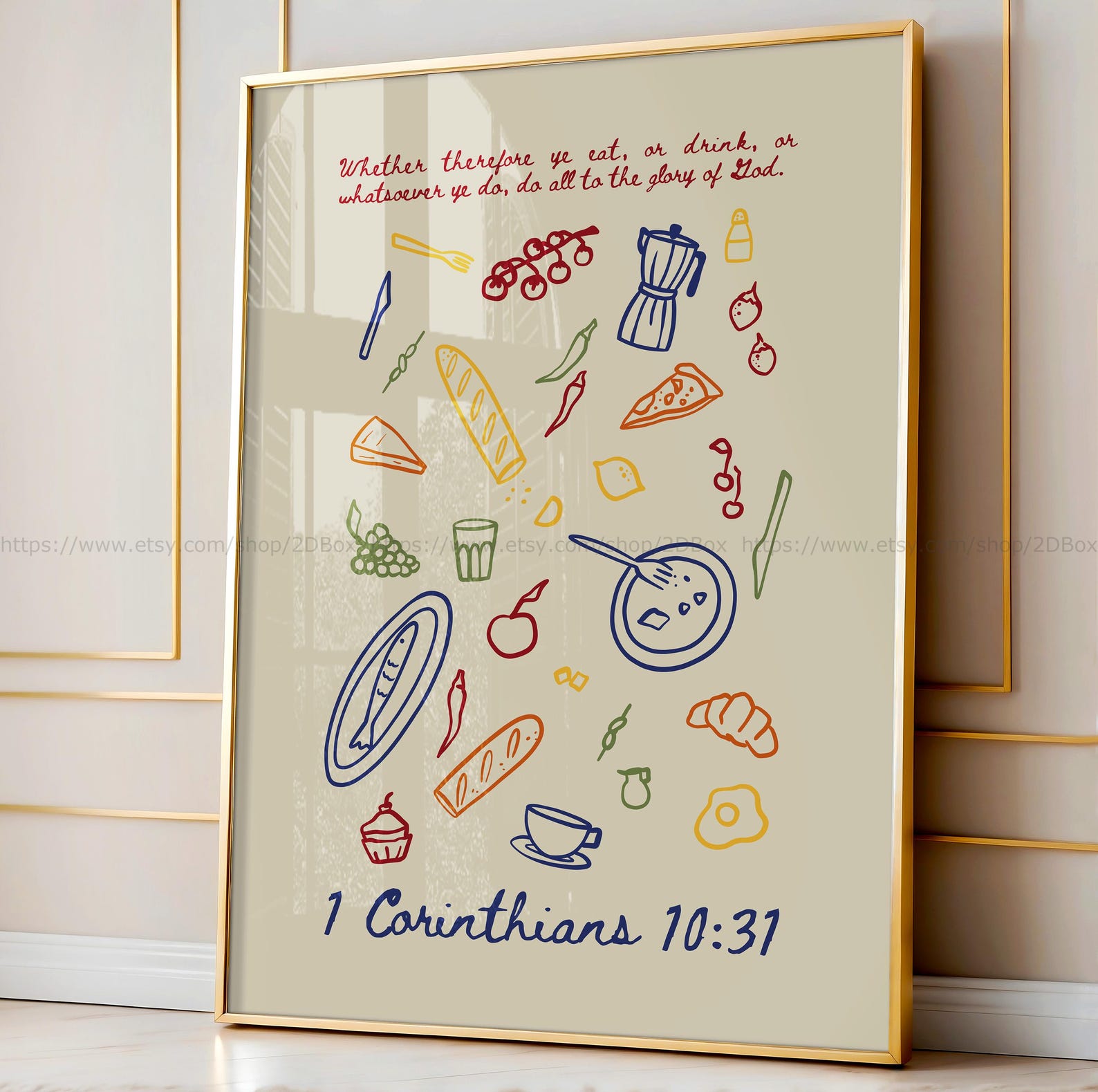 1 Corinthians 10:31, All to the Glory of God, Modern Christian Art ...