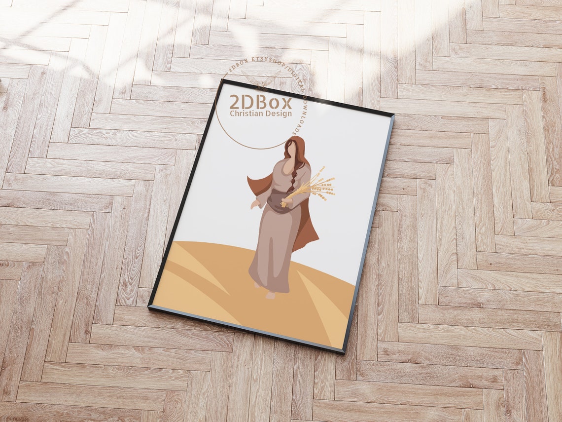 Ruth Bible Illustration Bible Stories Artwork Christian - Etsy