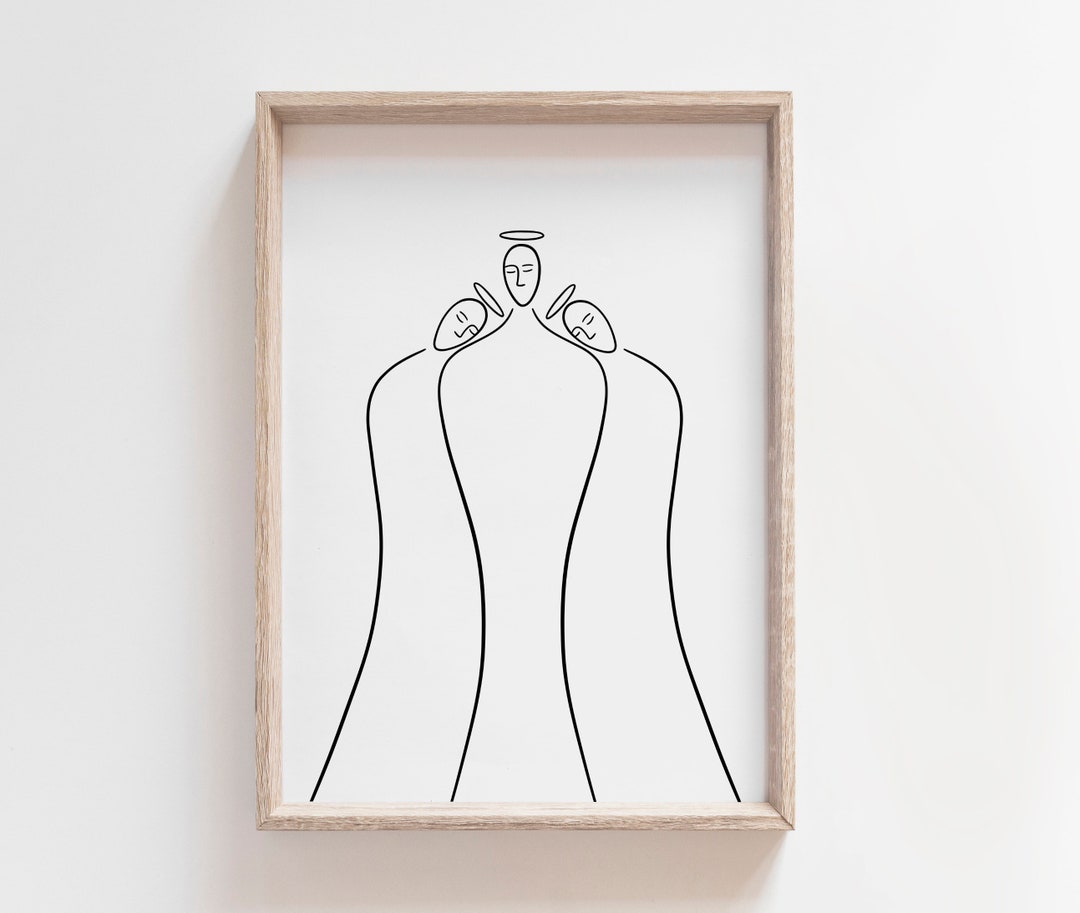 Holy Trinity Abstract Print | Religious Art | Christian Wall Decor ...