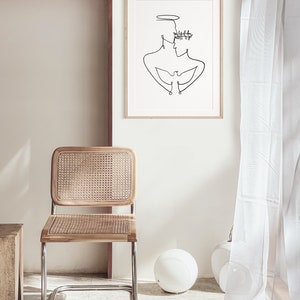 Holy Trinity Line Art Trinity One Line Christian Artwork Modern ...