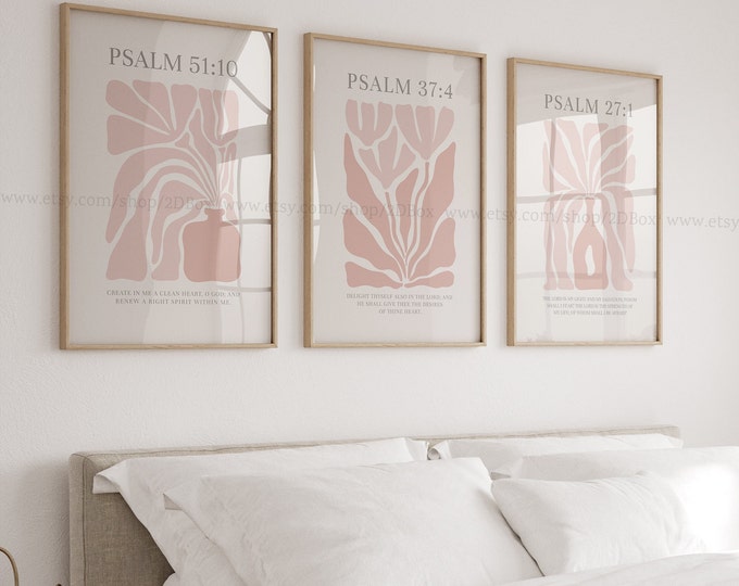 Christian Printed Poster Decor 'goodness of God' Poster Pink and Orange ...