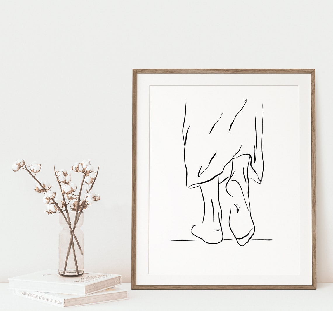 Follow Jesus Jesus Christ Line Art Christian Wall Art | Etsy