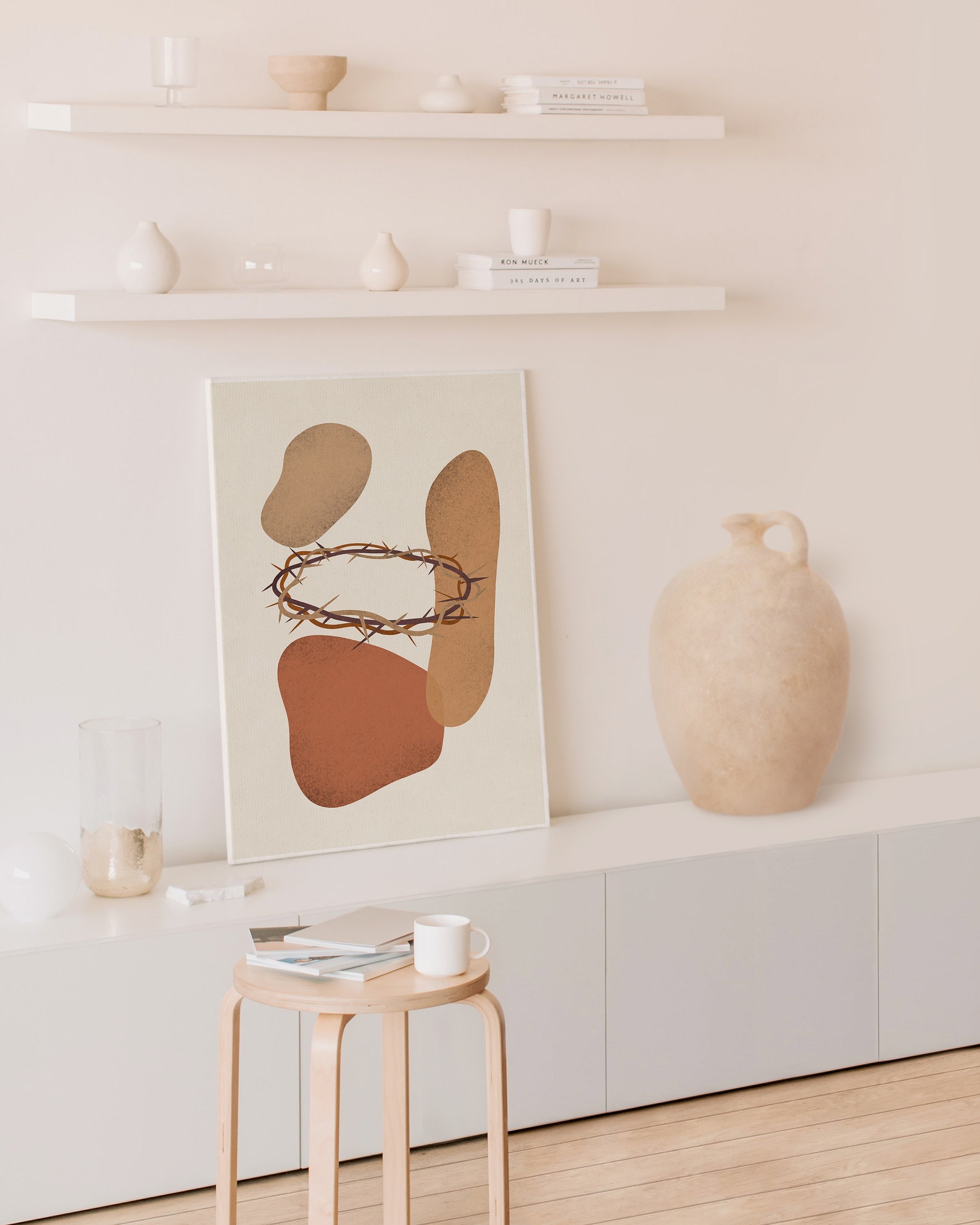 Beige Christian Wall Art Neutral Religious Prints Warm | Etsy