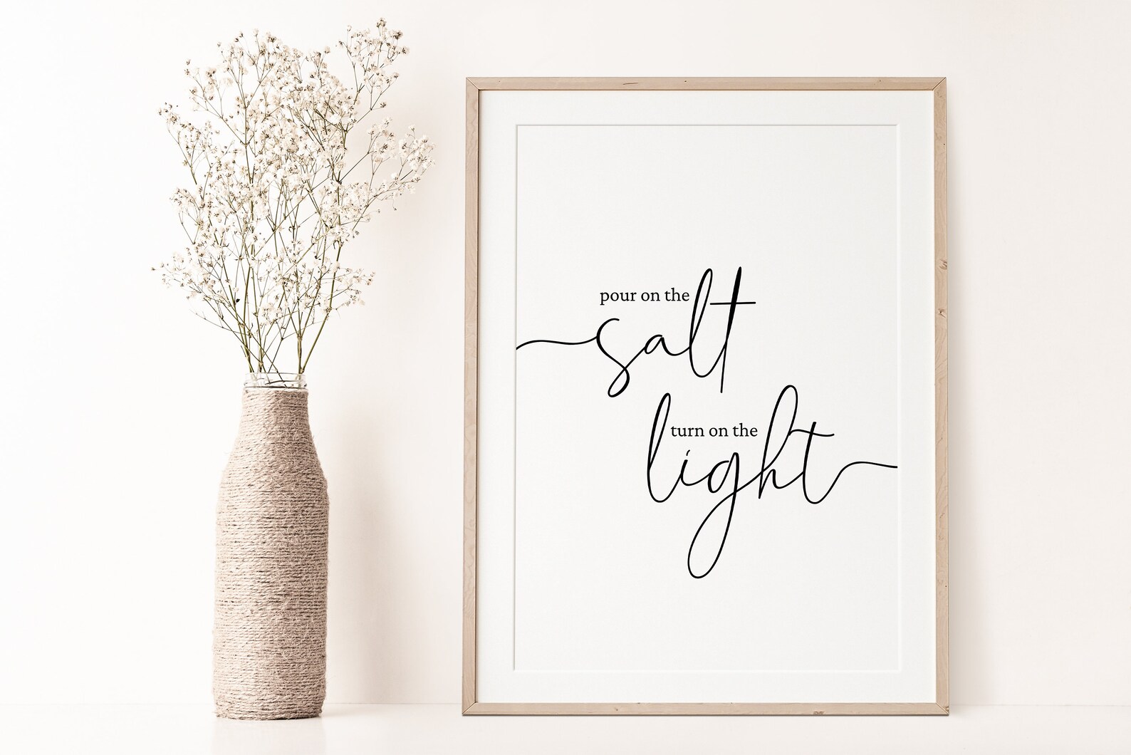 Salt and Light Print Bible Verse Printable Art Christian | Etsy