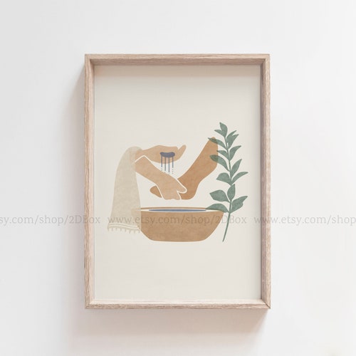 Neutral Christian Home Decor Boho Christian Wall Art - Etsy