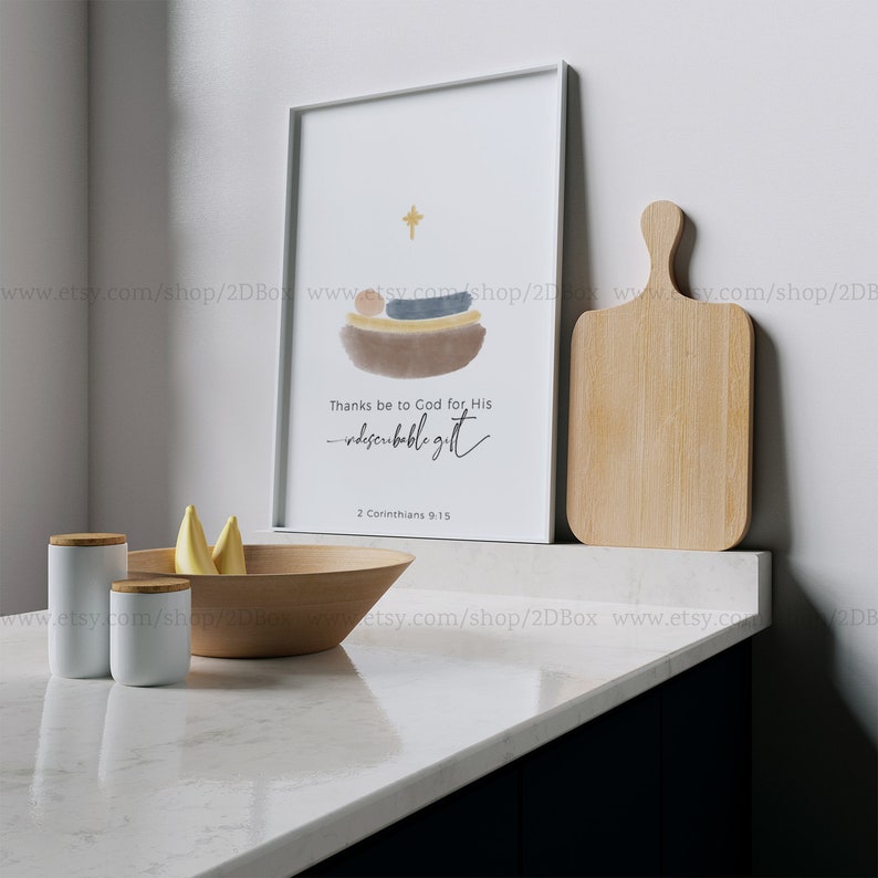 Watercolor Nativity Scene Print Christian Print Christmas - Etsy