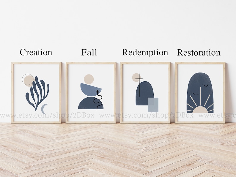 Salvation Story Creation Fall Redemption Restoration - Etsy