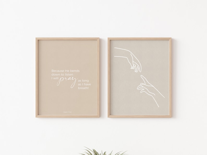 Beige Christian Wall Art Neutral Religious Prints Warm - Etsy
