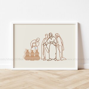 Wedding at Cana Bible Story - Jesus' First Miracle, Christian Modern ...