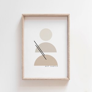 Act Justly, Love Mercy, Walk Humbly | Christian Wall Art | Religious ...