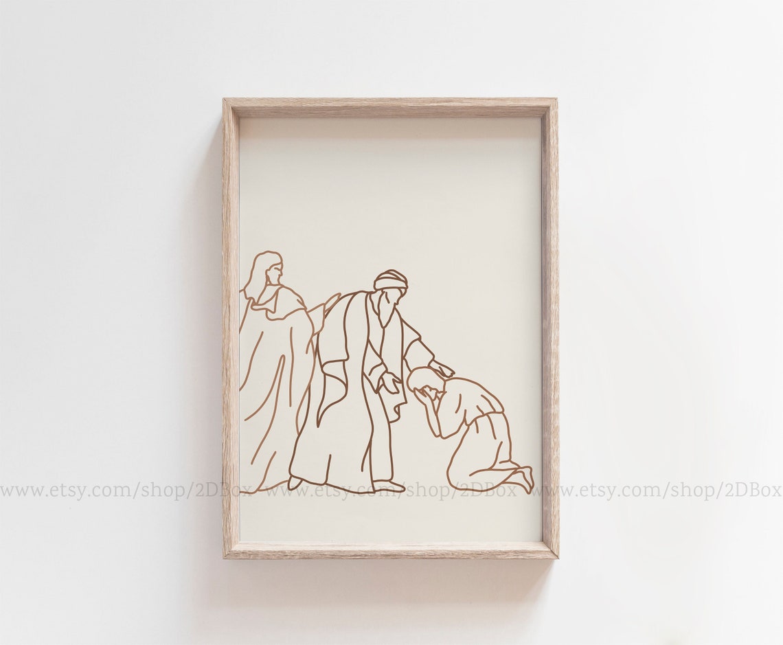 Luke 15:11-32 the Parable of the Prodigal Son Bible Stories - Etsy