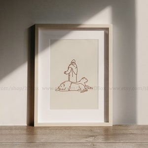 Daniel in the Lions' Den Story | Minimalist Scripture Illustration ...