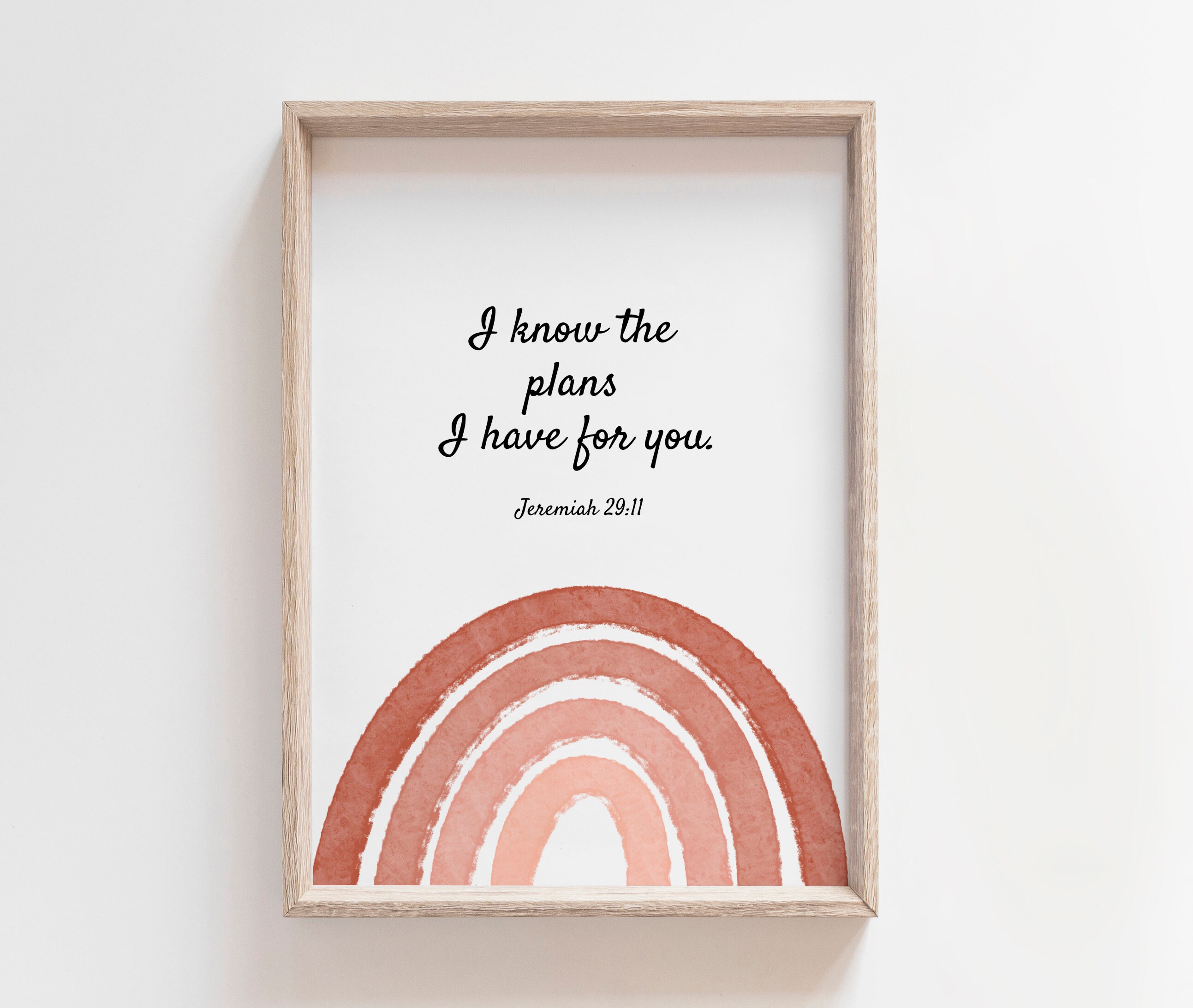 Bible Verse Print Christian Wall Art Christian Boho Decor - Etsy