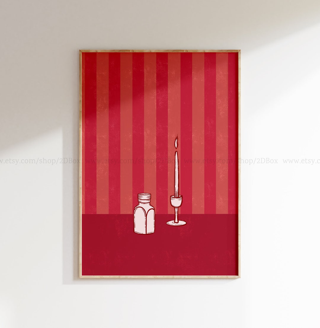 Salt and Light, Christian Kitchen Prints, Red and Pink Bible Verse ...