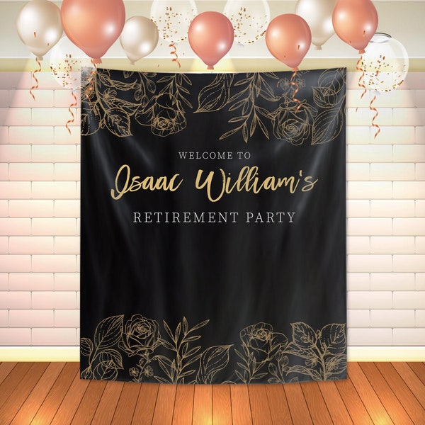 Retirement Outdoor Banner - Etsy