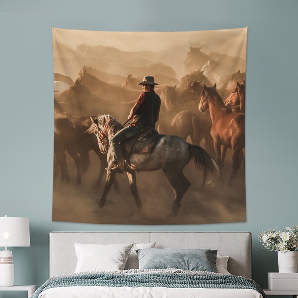 Western Tapestry - Etsy