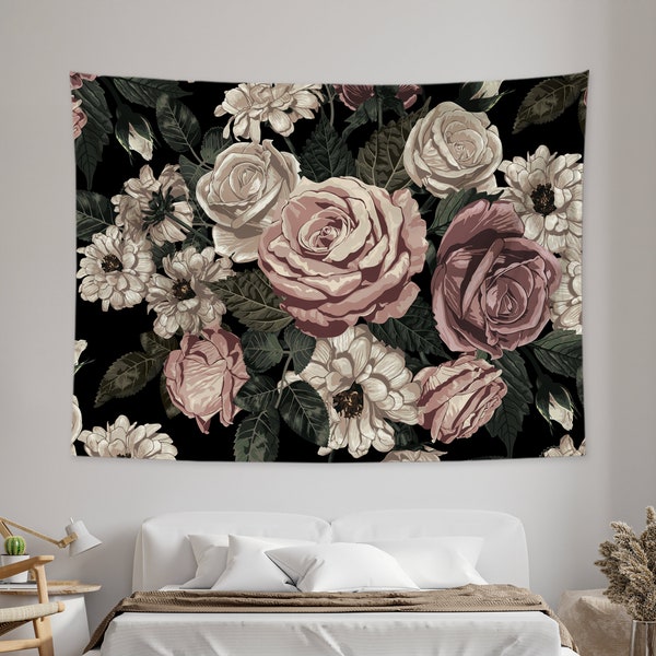 Floral Tapestry - Etsy