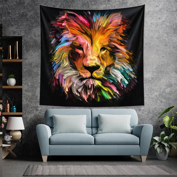 Wall Hanging Lion - Etsy
