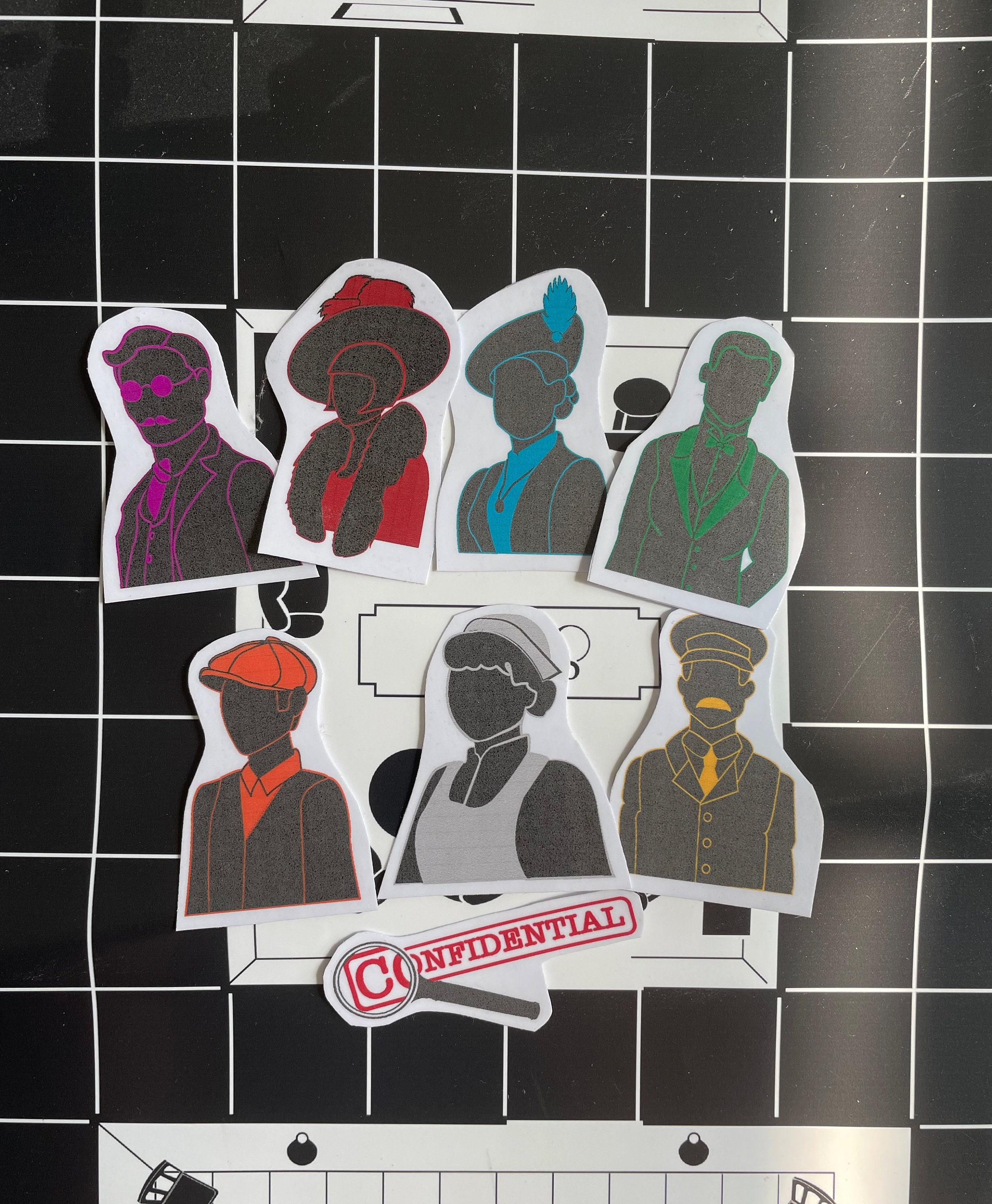 Clue Bookmarks & Stickers, Perfect for Fans of Mysteries, Classic ...