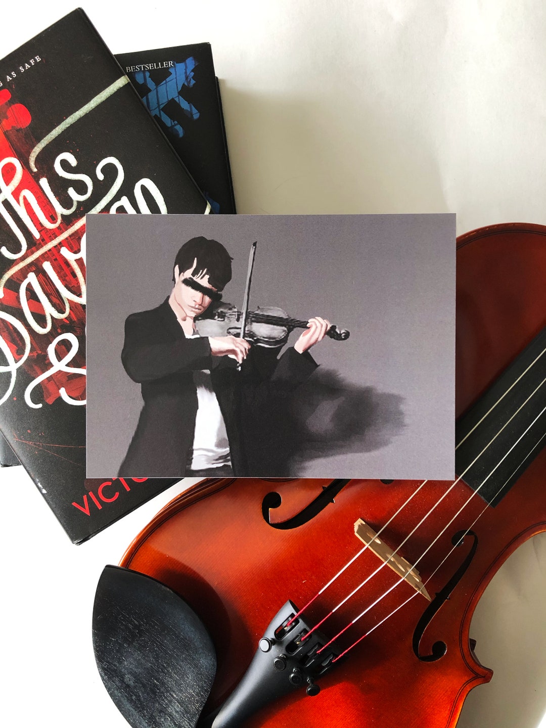 August Flynn, Monster of Verity Inspired Art, Bookish Art, Perfect for ...