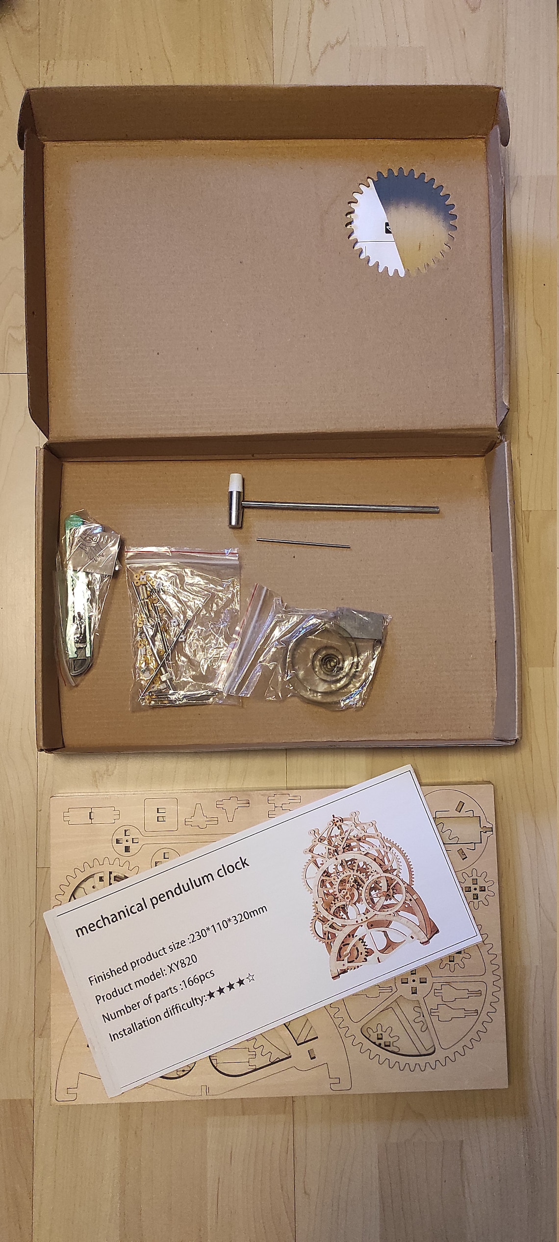 Pendulum Clock Kit DIY Kits for Adults, Desk Clock - Etsy