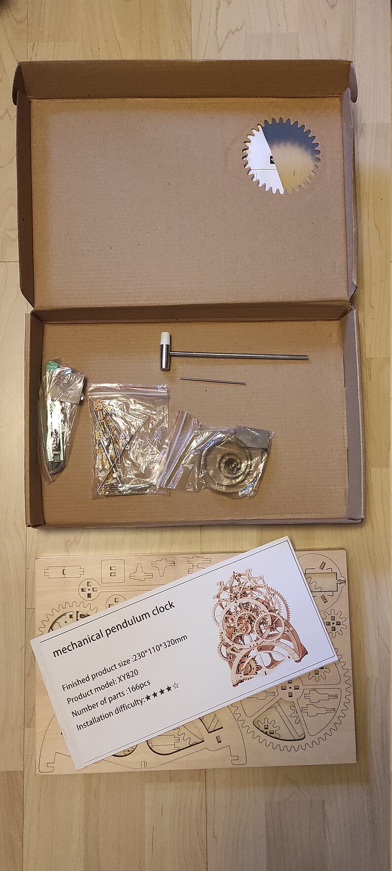 Pendulum Clock Kit DIY Kits for Adults Wood Clock Desk - Etsy