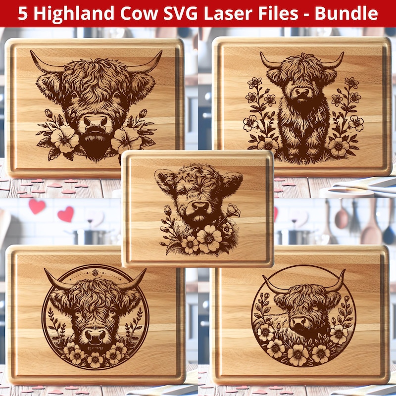 Baby Cow Laser Engraved - Etsy UK