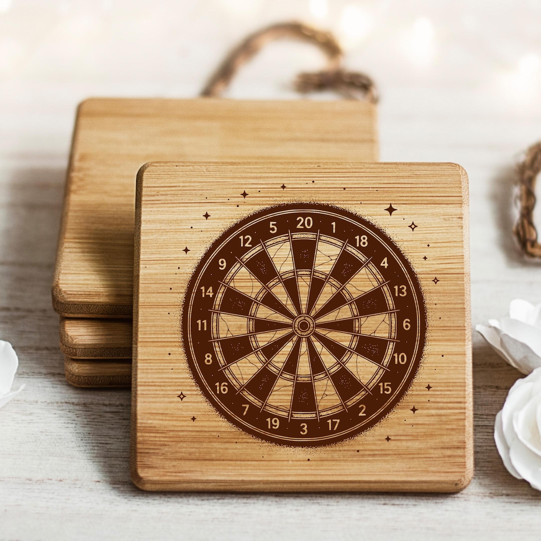 Dartboard SVG Laser Engraving File for Cutting Board SVG Dart Design ...