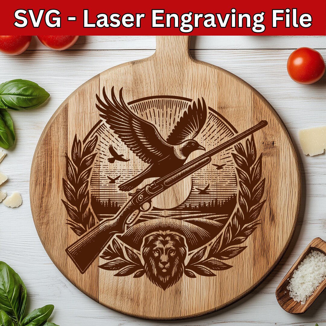 Hunt SVG Laser File Hunting Svg File Hunter Laser Engraving File for ...