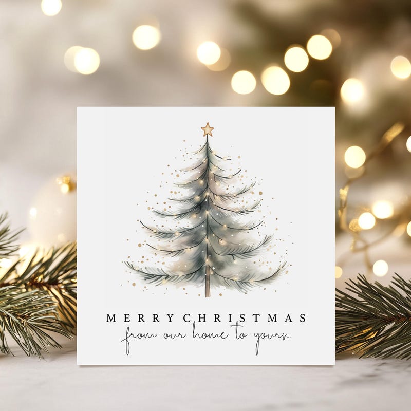 Xmas Card to Our House - Etsy UK