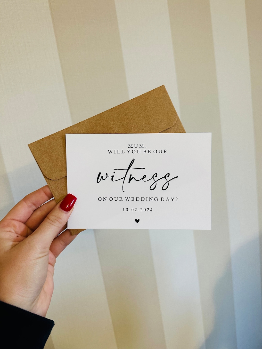 Personalised Will You Be Our Witness Print Witness Proposal Wedding ...