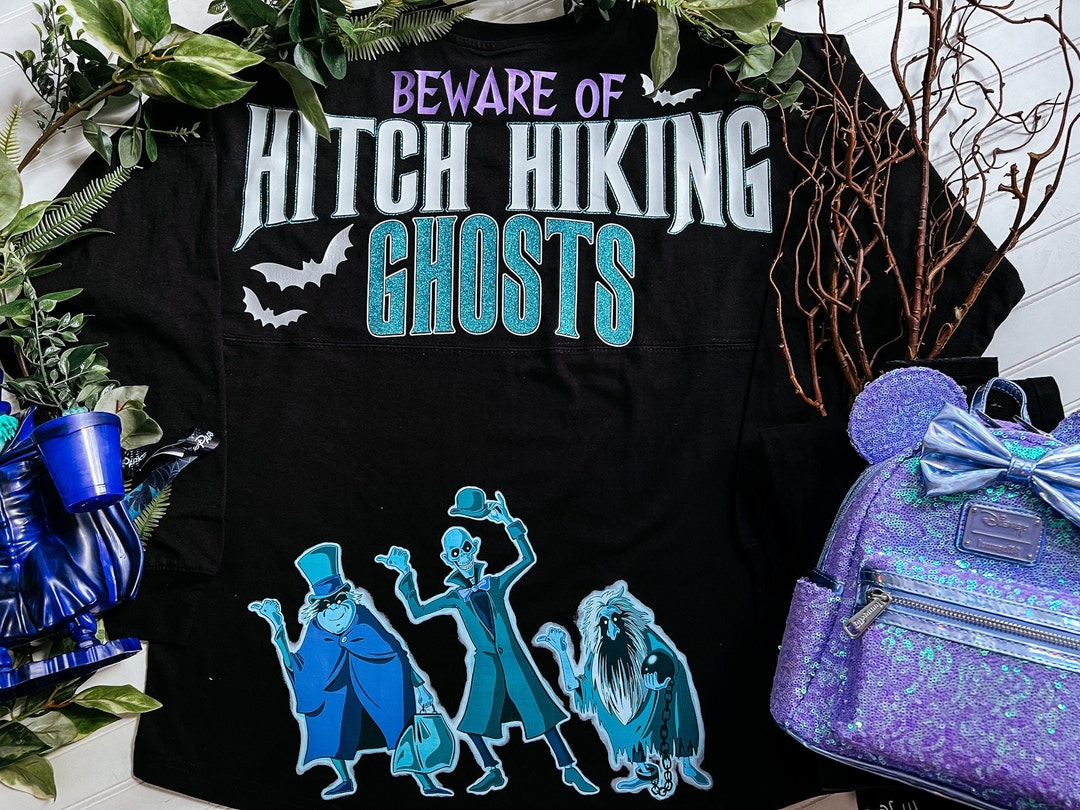 Haunted Mansion Jersey | Beware of Hitch Hiking Ghosts Jersey Shirt | Disney Halloween Shirt ...