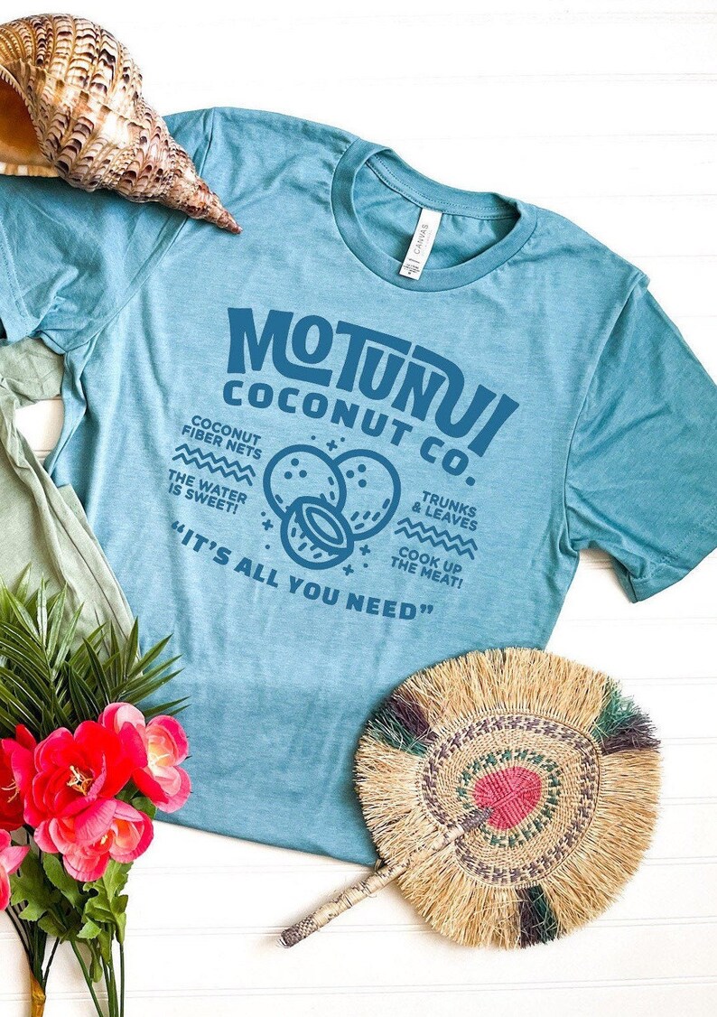 Motunui Coconut Co T-shirt | Moana Disney Shirt | Disney Family Shirts ...