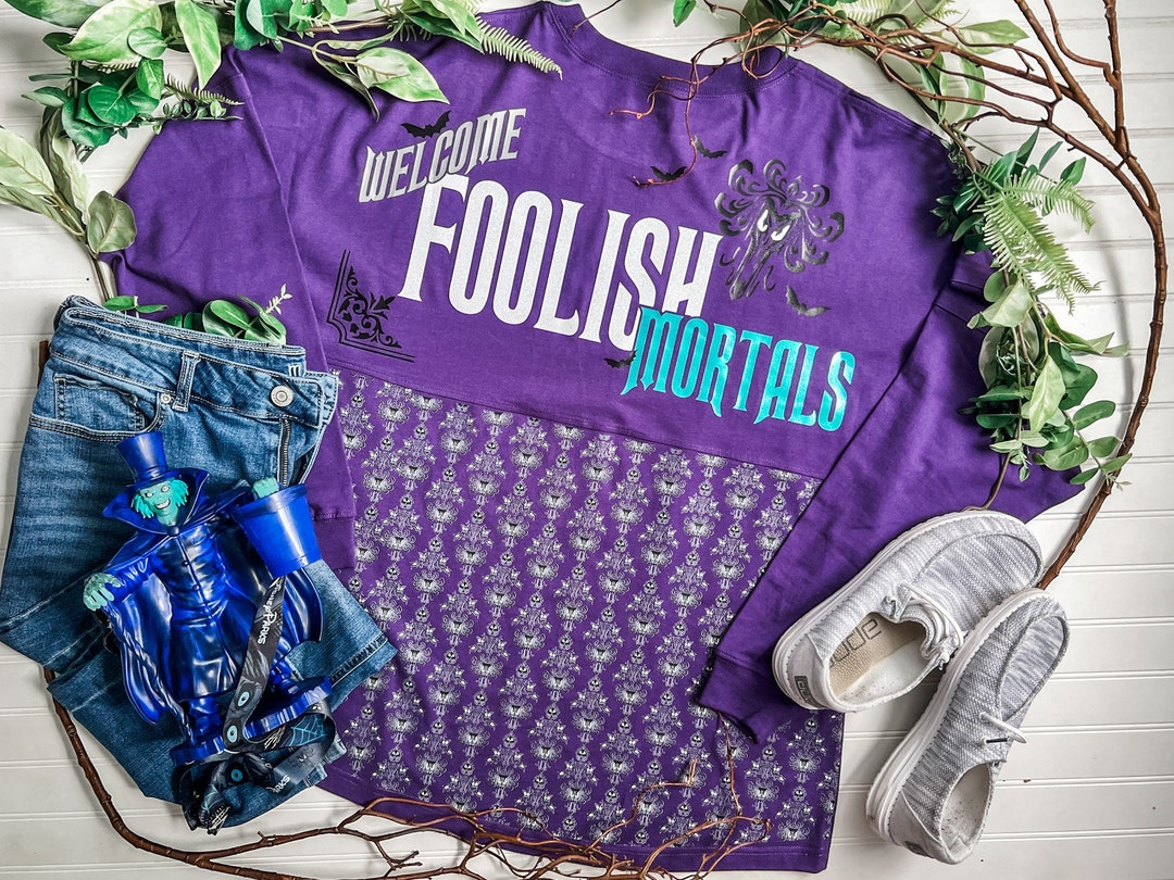 Haunted Mansion Jersey | Welcome Foolish Mortals Jersey Shirt | Disney ...