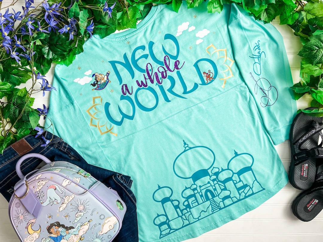 Jasmine Disney Princess Jersey | Aladdin Jersey Shirt | A Whole New ...