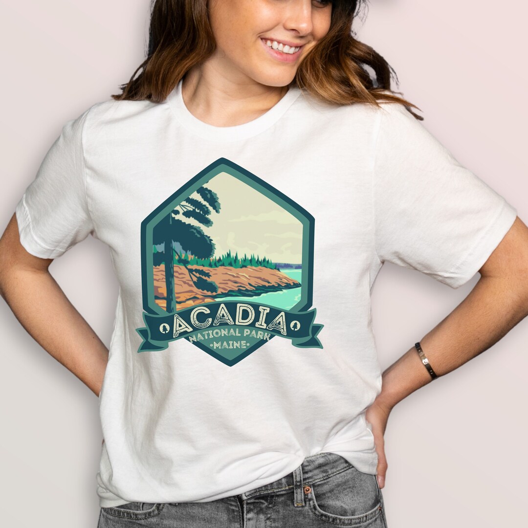 Acadia National Park T-shirt, National Parks Shirts, Acadia Maine Shirt ...