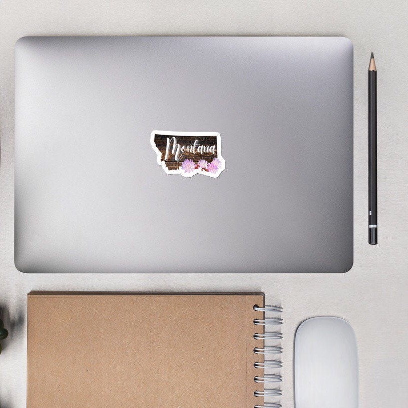 Montana State Flower Sticker, Montana Bitterroot Sticker, Montana ...