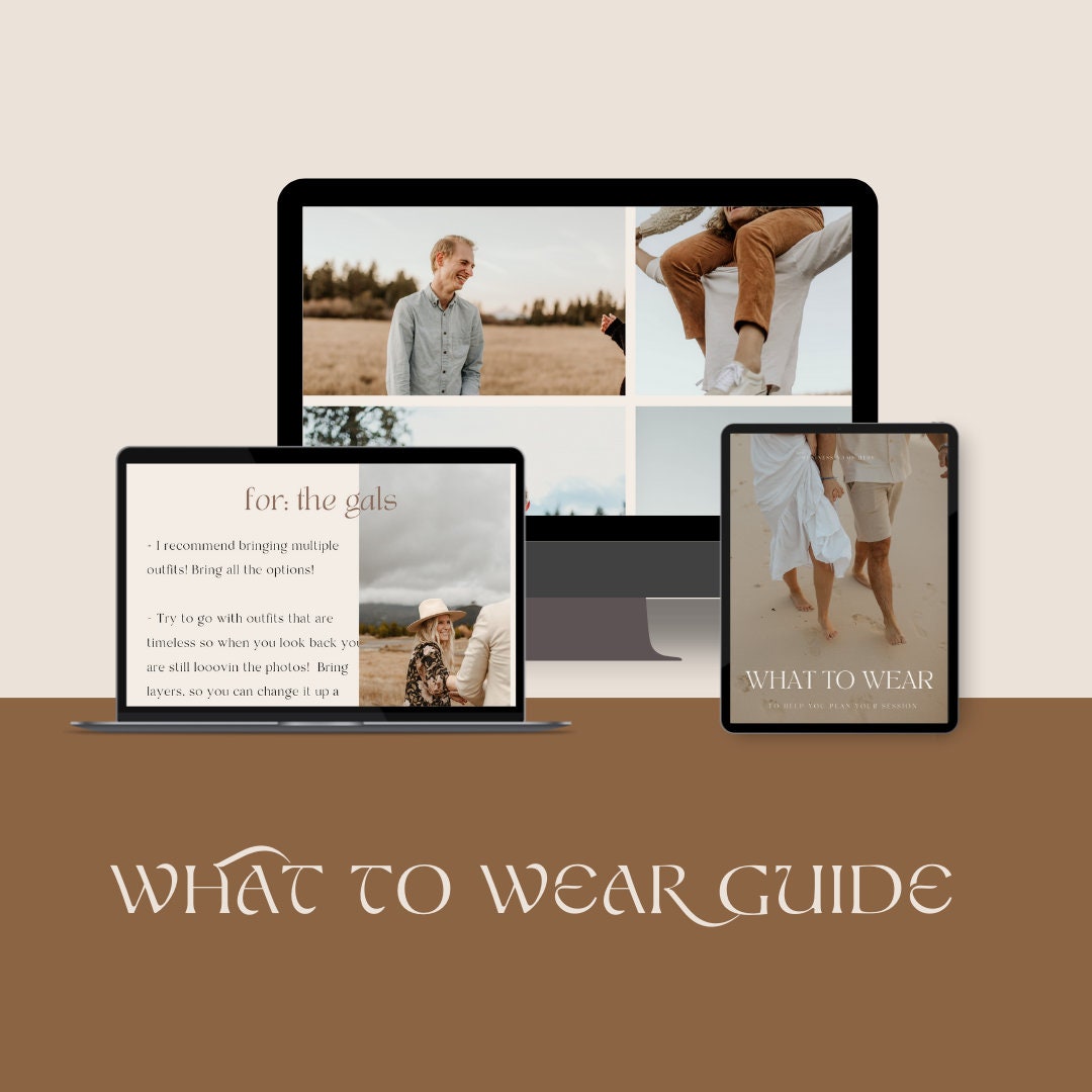Client Outfit Guide for Photographers - Etsy