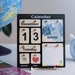 Montessori Inspired Wooden Calendar - Educational Time Tracking Toy and ...