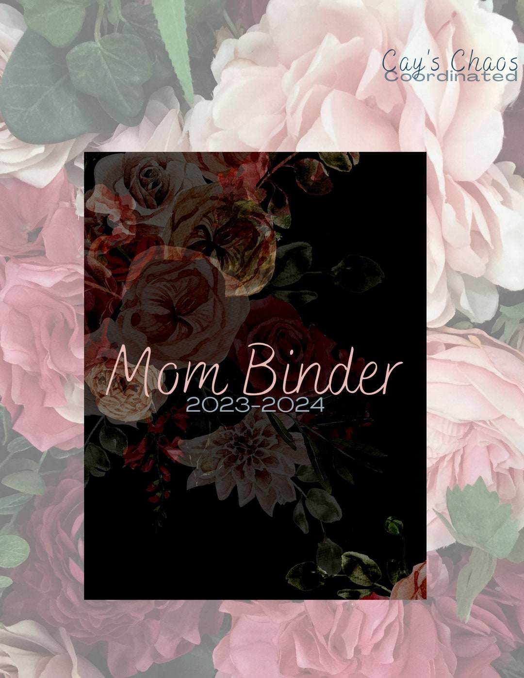 MOM BINDER, Mom Binder Printable, Mom Planner, Mom Planner Printable ...